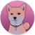 Lesbian Inu LESBIAN logo