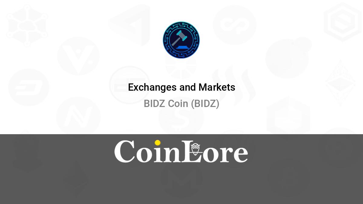 BIDZ Coin BIDZ CoinLore