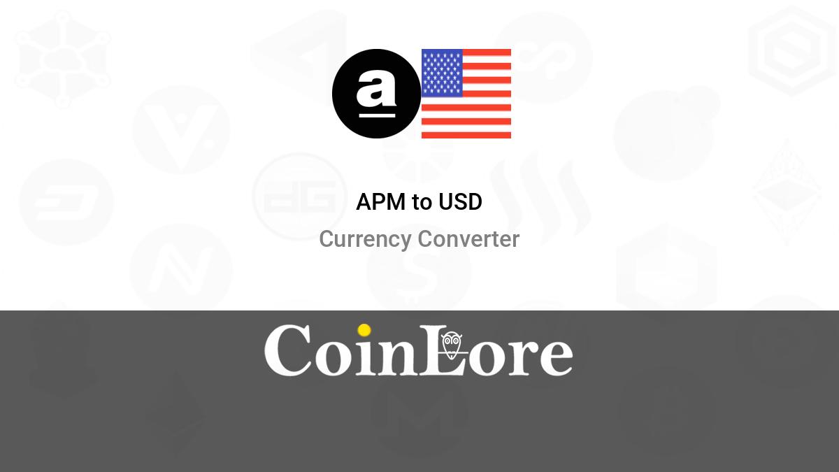 Convert APM to USD