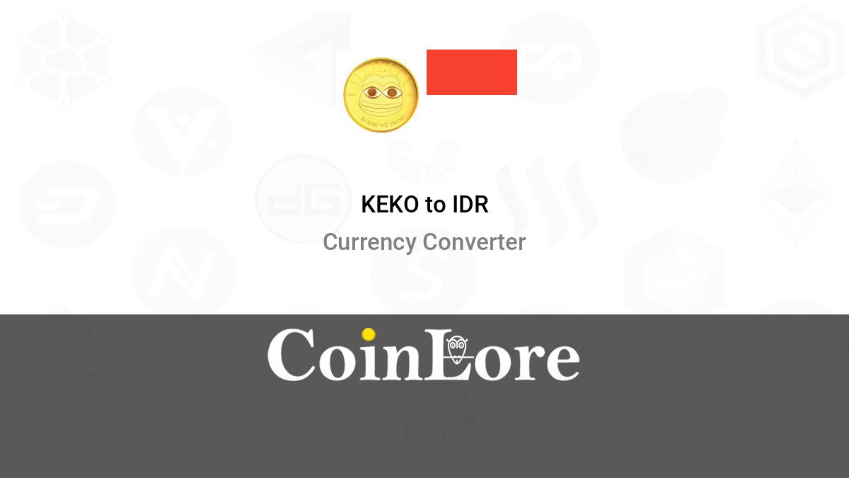 Convert KEKO to IDR