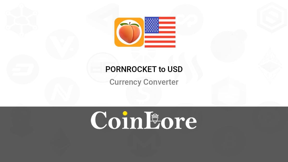 1 PORNROCKET в долларах (USD) | Калькулятор CoinLore