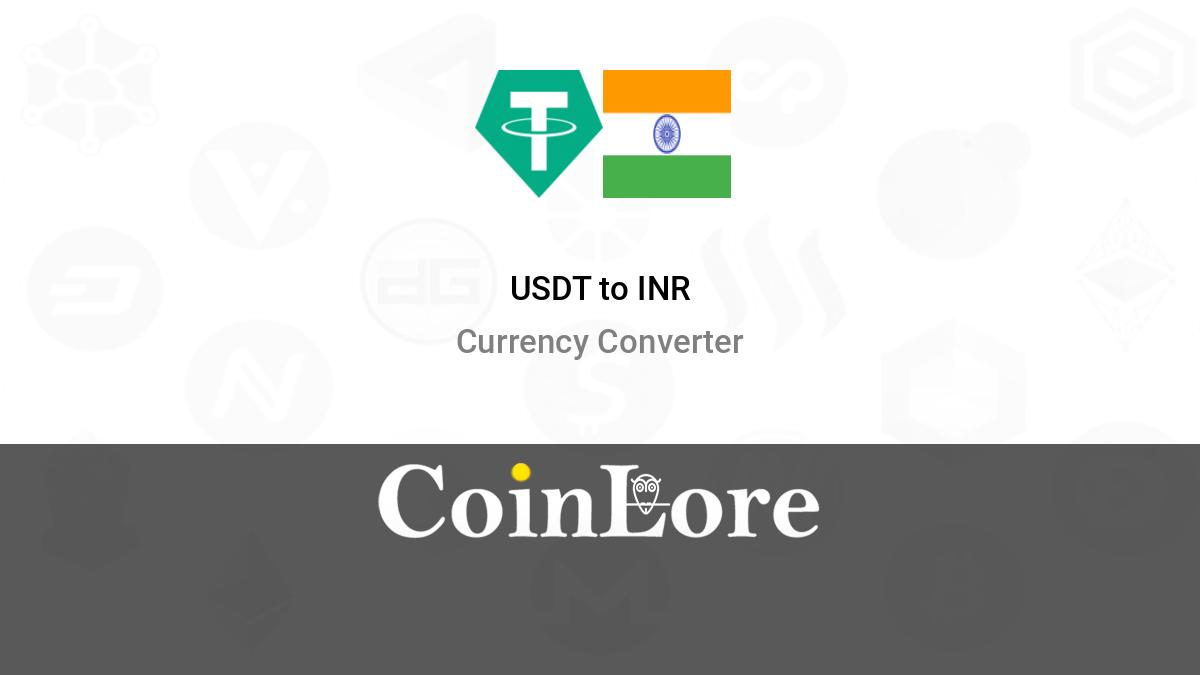 Convert USDT to INR