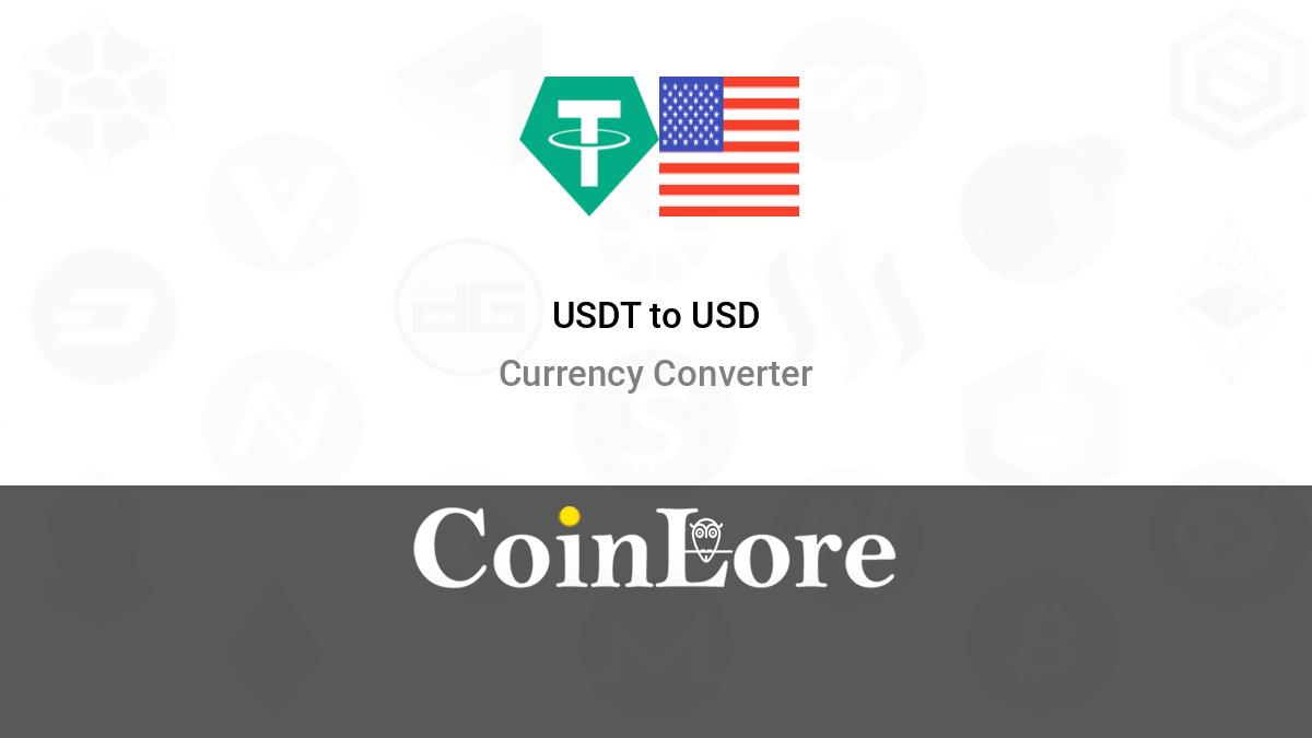 Convert USDT To USD