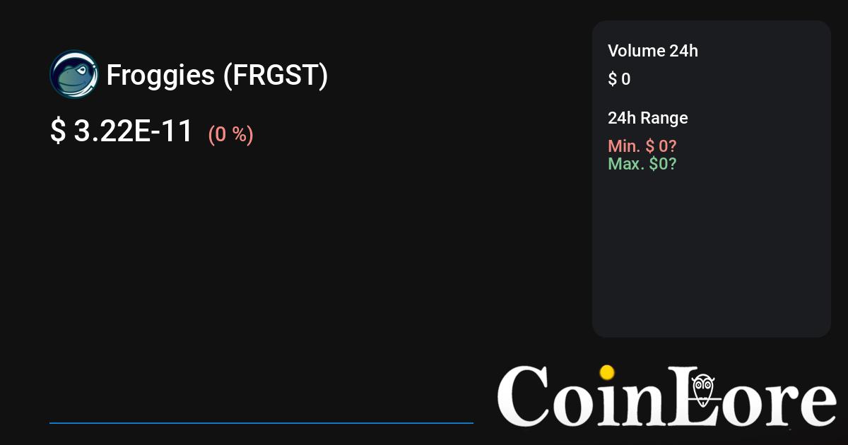 Froggies FRGST CoinLore