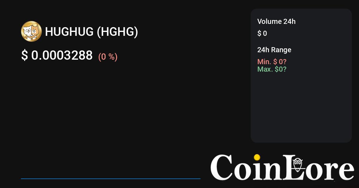 HUGHUG Coin price today, HGHG to USD live price, marketcap and chart