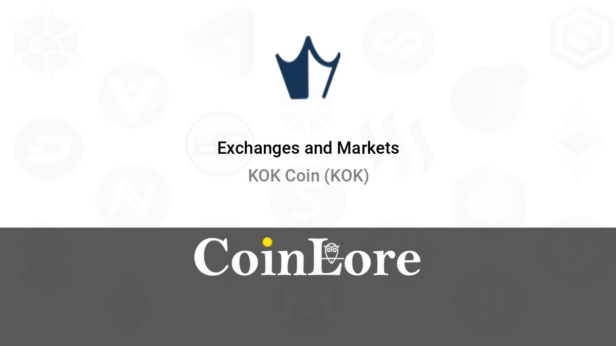 KOK Coin KOK CoinLore