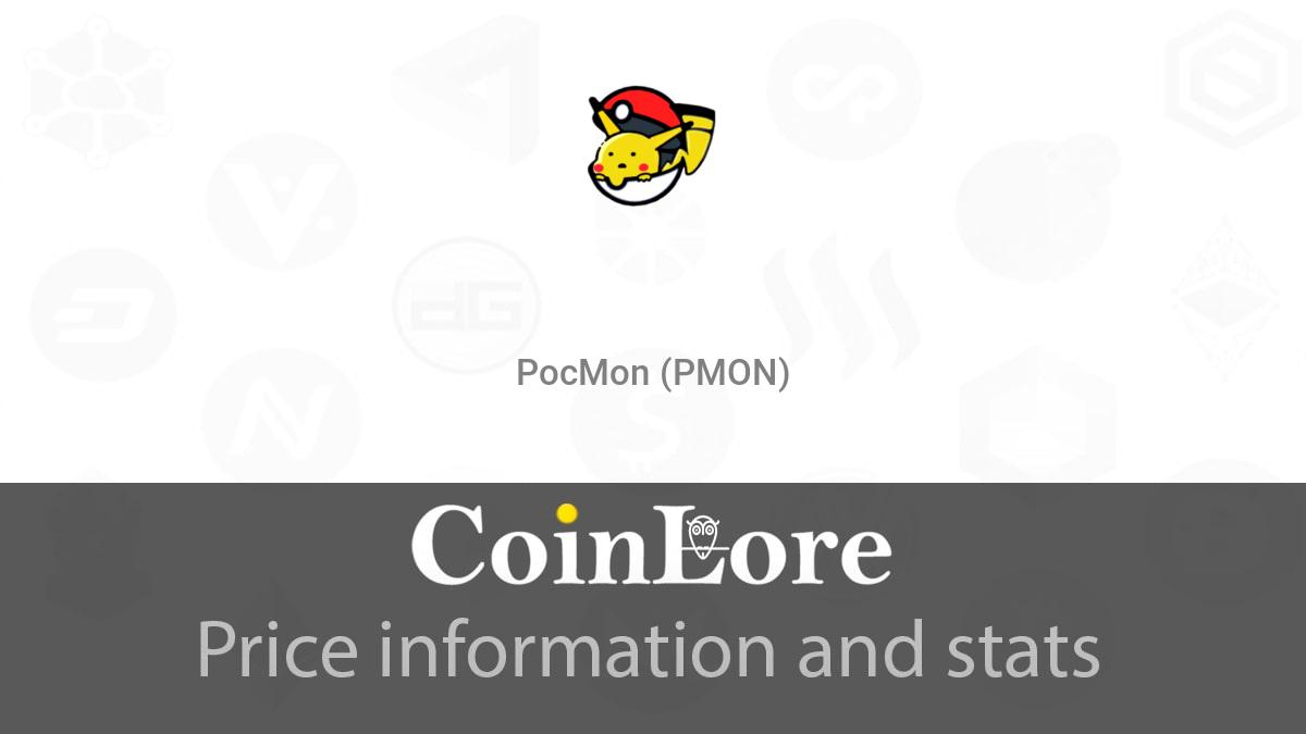 PocMon Old Price Chart Market Cap PMON Coin Essentials CoinLore