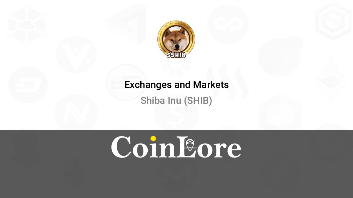 shib exchanges