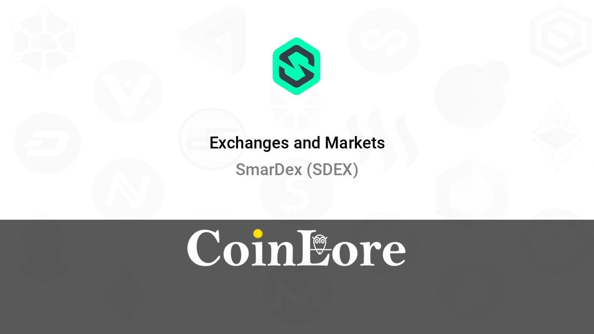 SmarDex SDEX Exchanges Where to Buy Sell Trade CoinLore