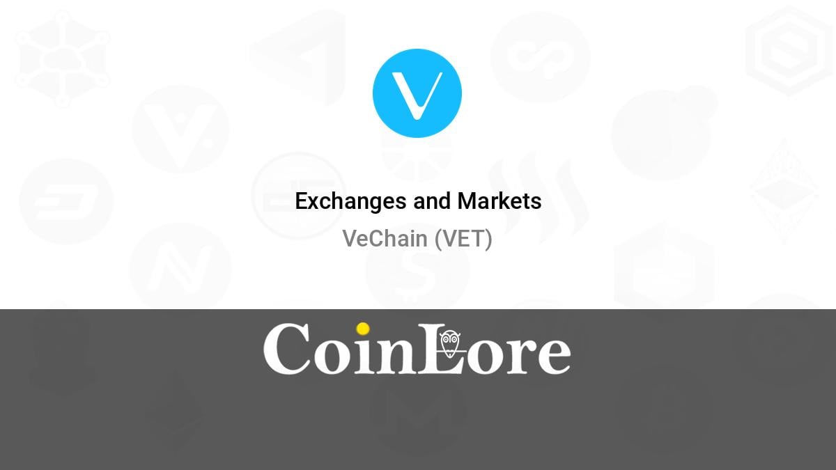 What exchanges sell VeChain?